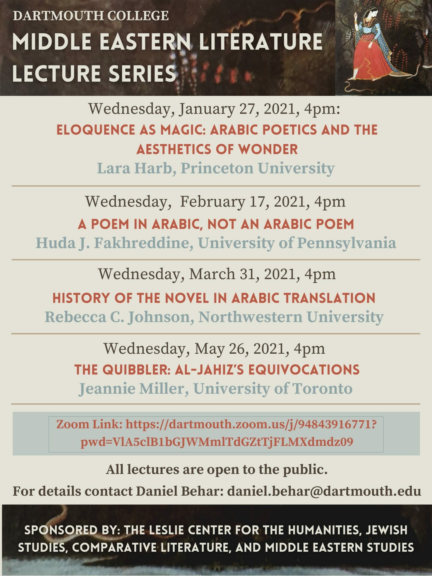 Saturday Events: ‘A Poem in Arabic, Not an Arabic Poem’ – ARABLIT ...